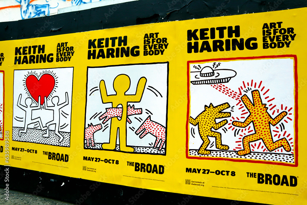 Foto de Los Angeles, California: KEITH HARING Posters to presents the ...