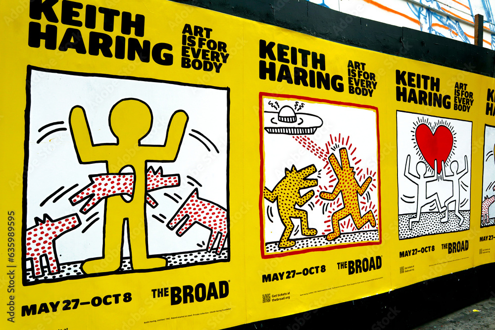 Los Angeles, California: KEITH HARING Posters to presents the first ...