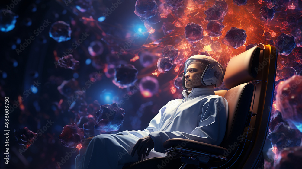 Immunotherapy: A patient receiving immunotherapy treatment ...