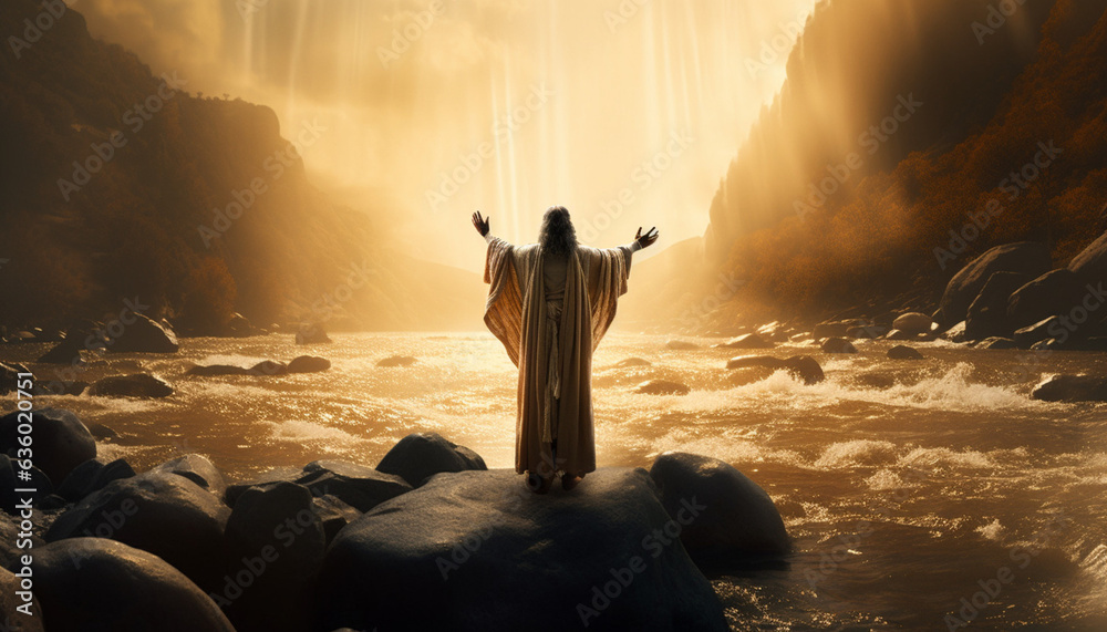 The Guiding Light: Capturing the Essence of Jesus (Generated with AI ...