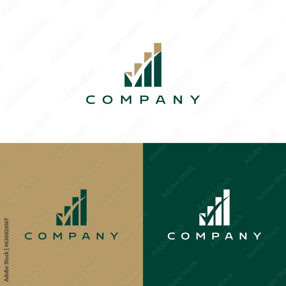 Finance logo design, financial logo, business logo, graph logo, trading ...