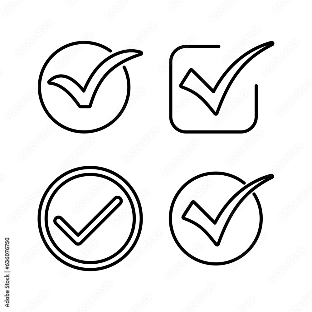 check icon vector. check mark icon. check list button icon. Stock ... check icon vector. check mark icon. check list button icon. Stock ...