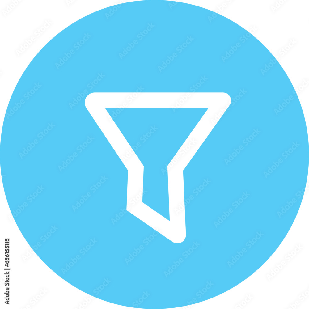 sky Filter icon in trendy flat style isolated on white background ...