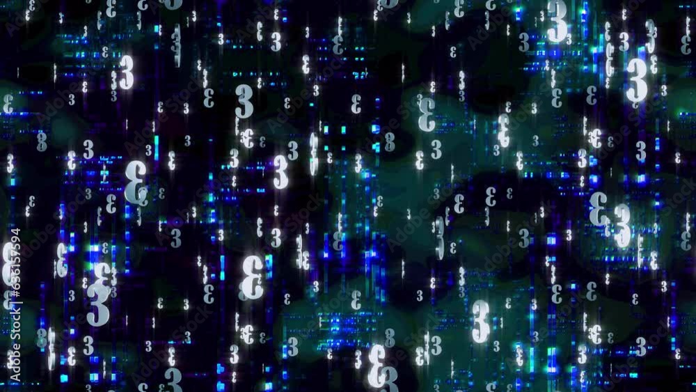 Number 3 Background Techno LOOP TILE. This texture is loopable and ...