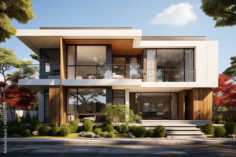 modern Japanese townhouse, making the most of a limited space with ...