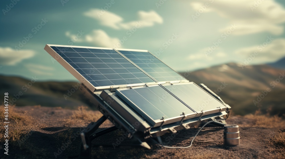 Solar-Powered Devices: an image of everyday gadgets powered by solar ...