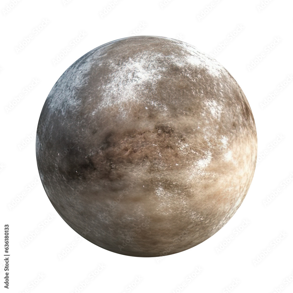 3D Model of the planet isolated on transparent background Generative AI ...