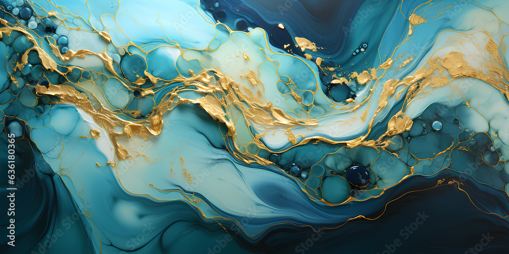 Detailed Luxury Teal Marble Texture Stock Photo | Adobe Stock