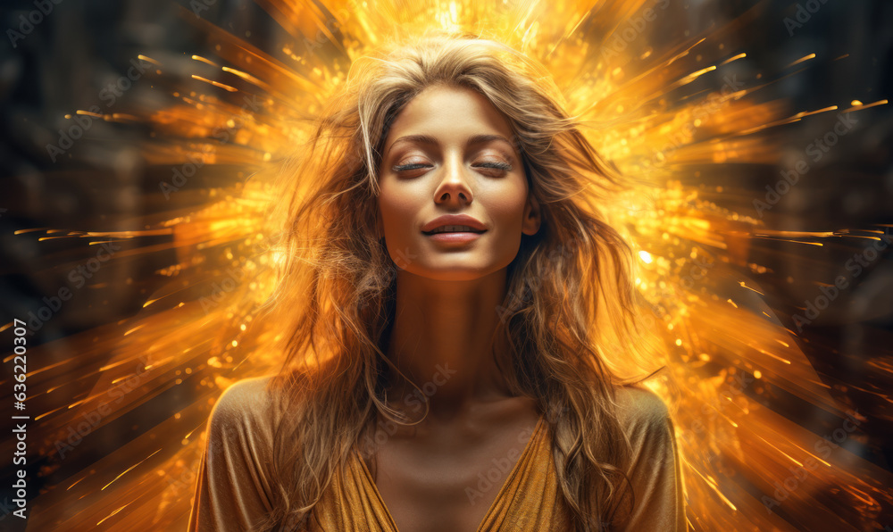 Golden Spiritual Energy: A photo of golden spiritual energy ...