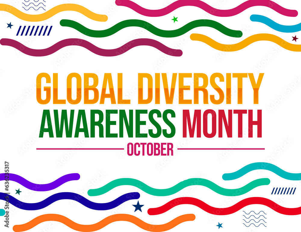 Global Diversity awareness month colorful wallpaper with shapes and ... Global Diversity awareness month colorful wallpaper with shapes and ...