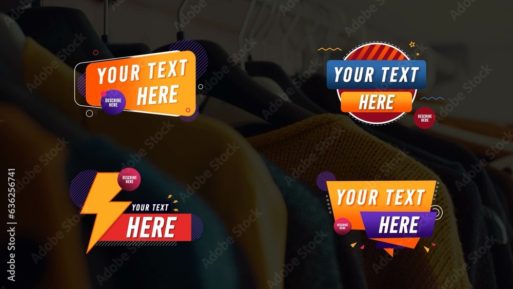 Modern Product Banner Animation Stock Template | Adobe Stock