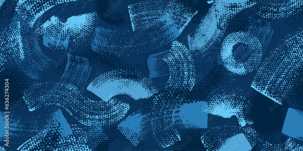 Dirty blue, navy pattern. Gruge texture seamless background. Watercolor ...