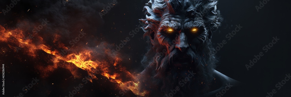 Hades - The greek god of the underworld.generative ai Stock ...