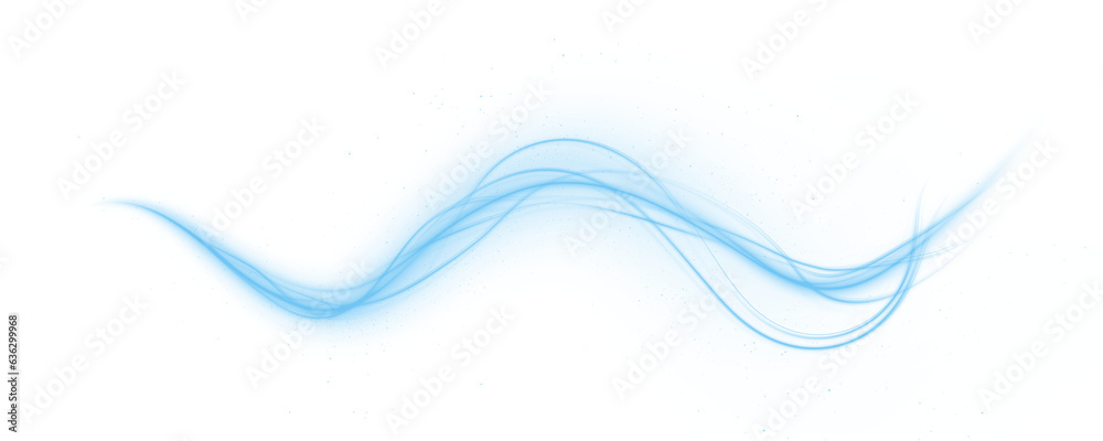 Luminous blue lines png of speed. Format PNG. Light glowing effect png ...