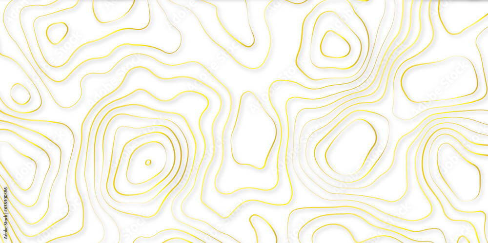 Photo & Art Print The stylized height of the topographic contour in ...