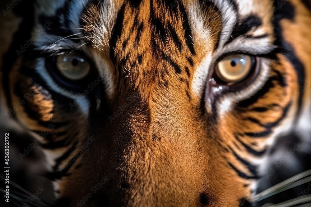 A close up image of Tigers Eyes in intense sunlight. The tiger at our ...