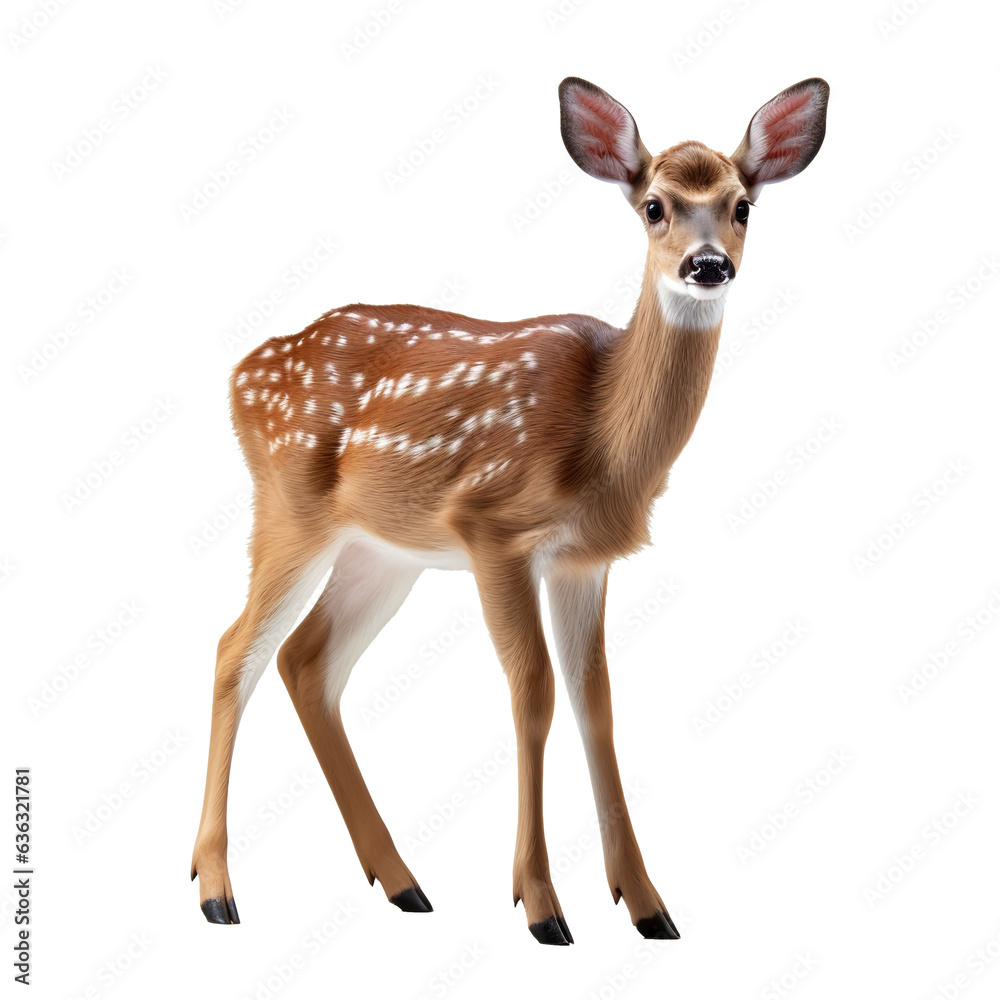 Female spotted deer Stock Photo | Adobe Stock