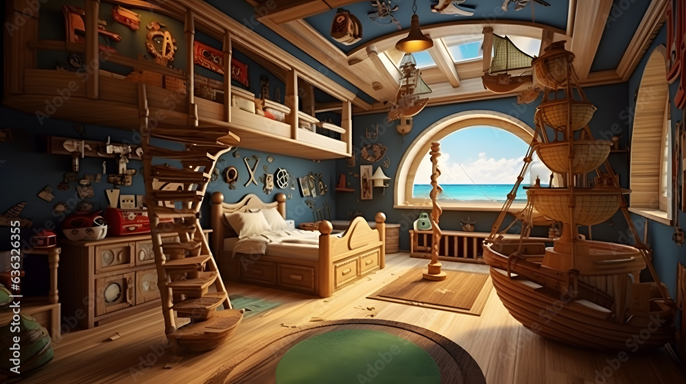 Witness the magic of kids' room architecture with this awe-inspiring ...