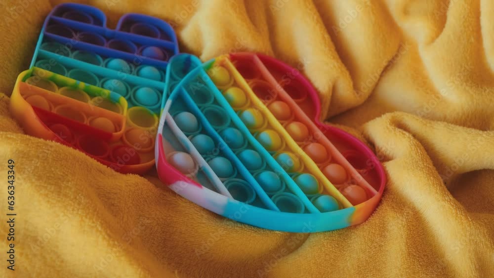 Rubber multicolored toys. Trending things popular among children and ...