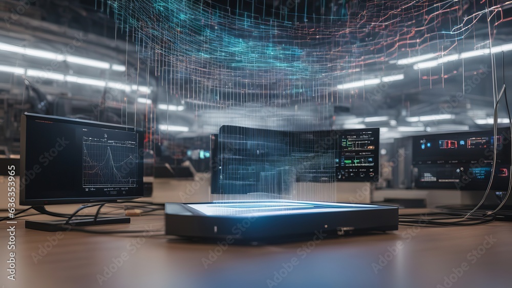 Electromagnetic wave experiments are conducted using electronic devices ...