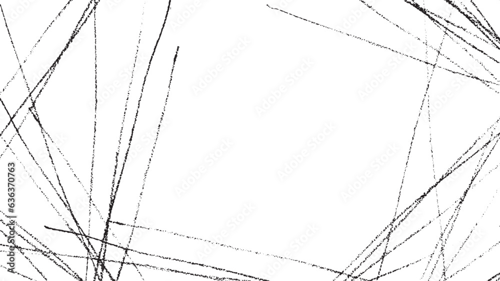 Distressed black sketches line texture. Distress Overlay Texture. White ...