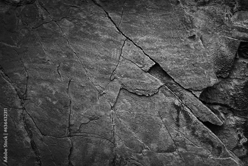 Black white dark gray grunge background. Stone rock texture. Rough ...