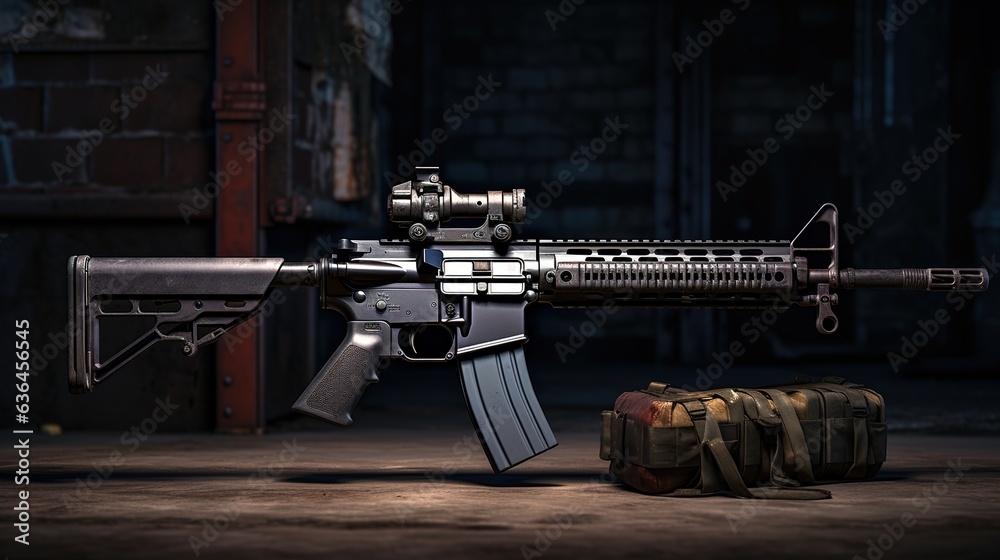 M4A1 Stock Illustration | Adobe Stock