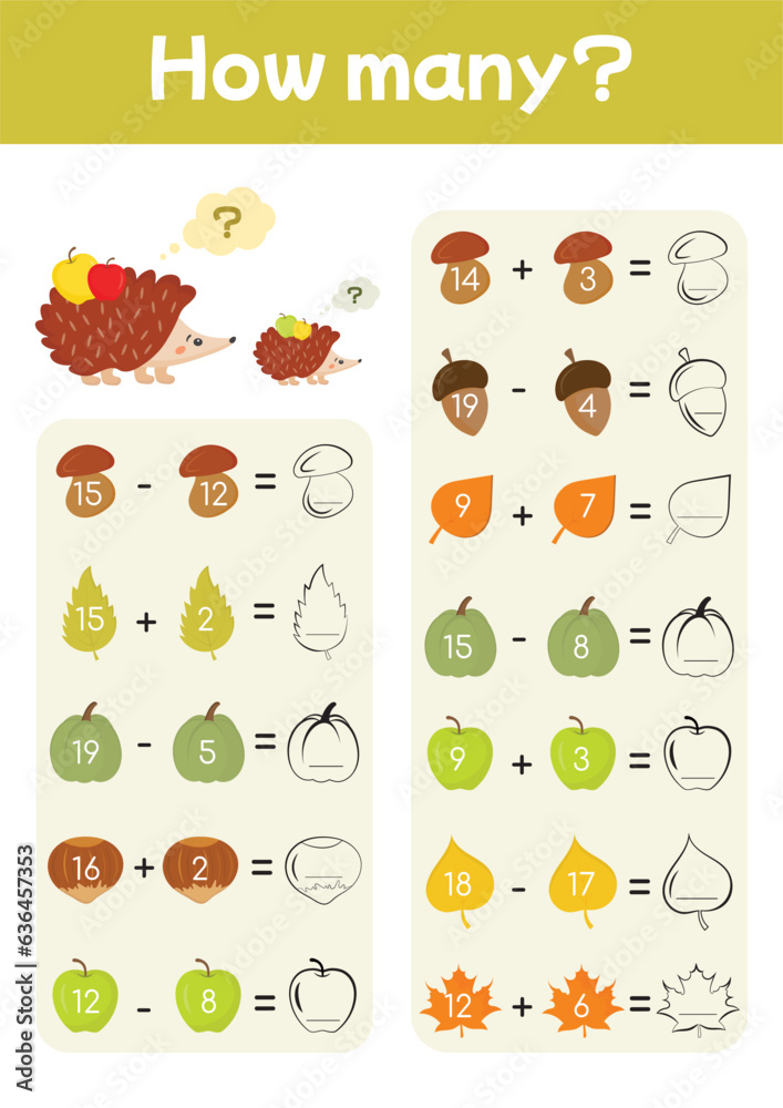 Mathematics educational how many game for children. Learning ...