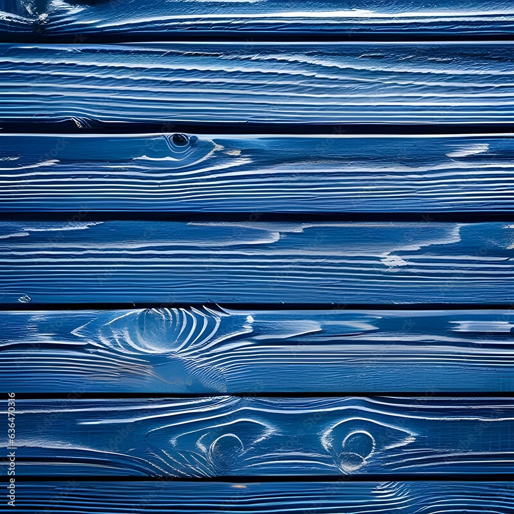 Navy blue wood planks texture. Dark rough wooden fence surface. Close ...