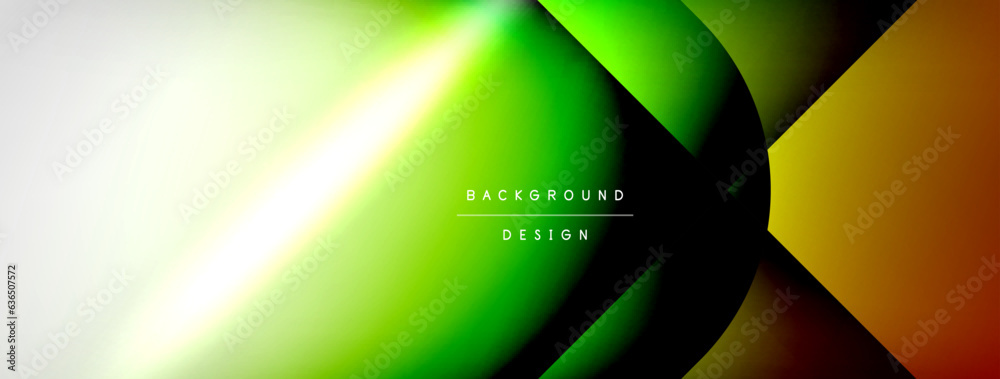 Vector abstract line background with glowing effects and shadows ...