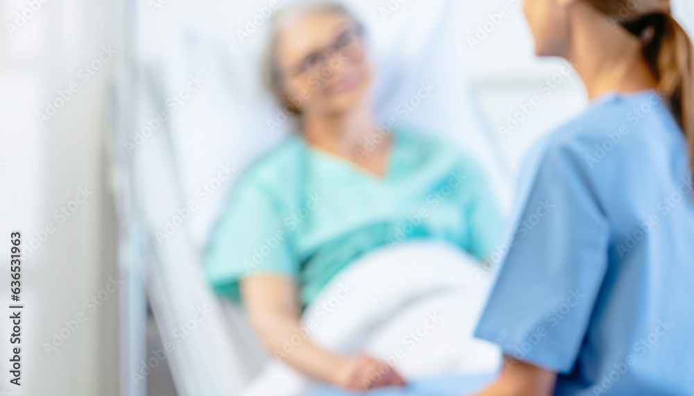 blurry soft focus healthcare-themed background for hospital website or ...