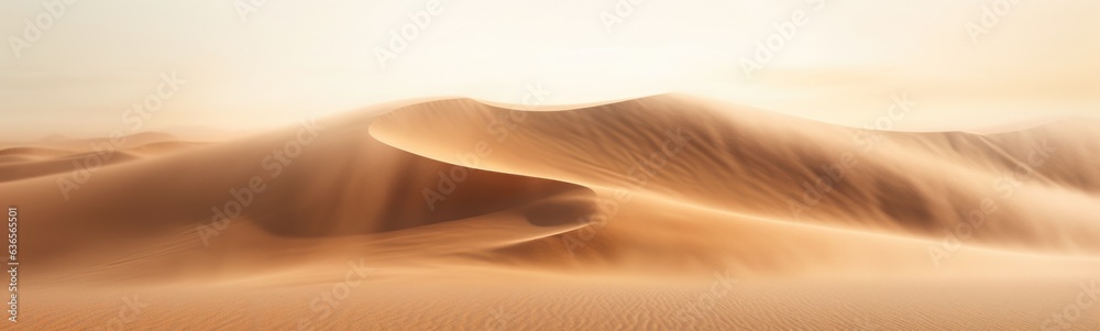 Beautiful sand desert banner Stock Photo | Adobe Stock