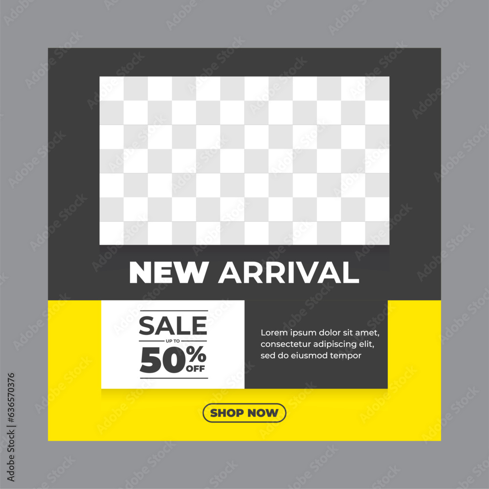 Modern square background template, Perfect for social media post ...