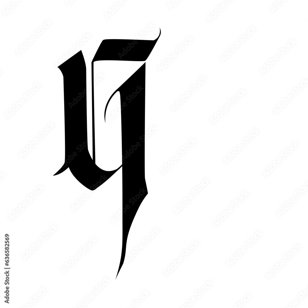 Old English alphabet, Alphabet Blackletter Script typeface Cursive Font ...