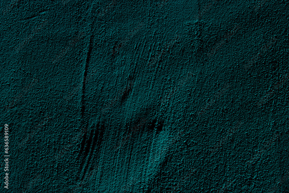 Teal colored abstract wall background with textures of different shades ...