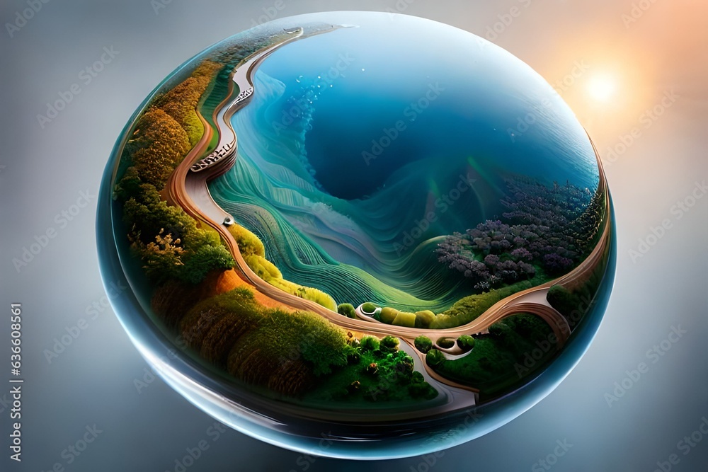 Cinematic, hyper-detailed scenes emerge within the confines of a single ...