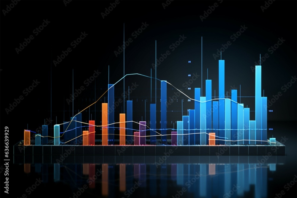 Market price and profit depicted through bar chart enrich business ...