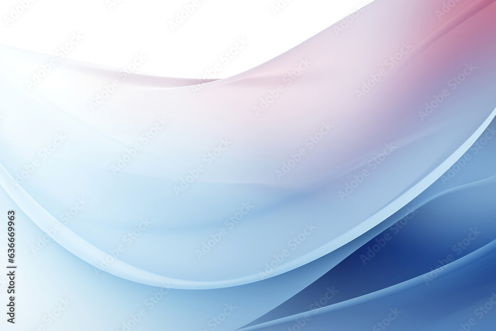 a blue, gray and white abstract background with blue waves, in the ...