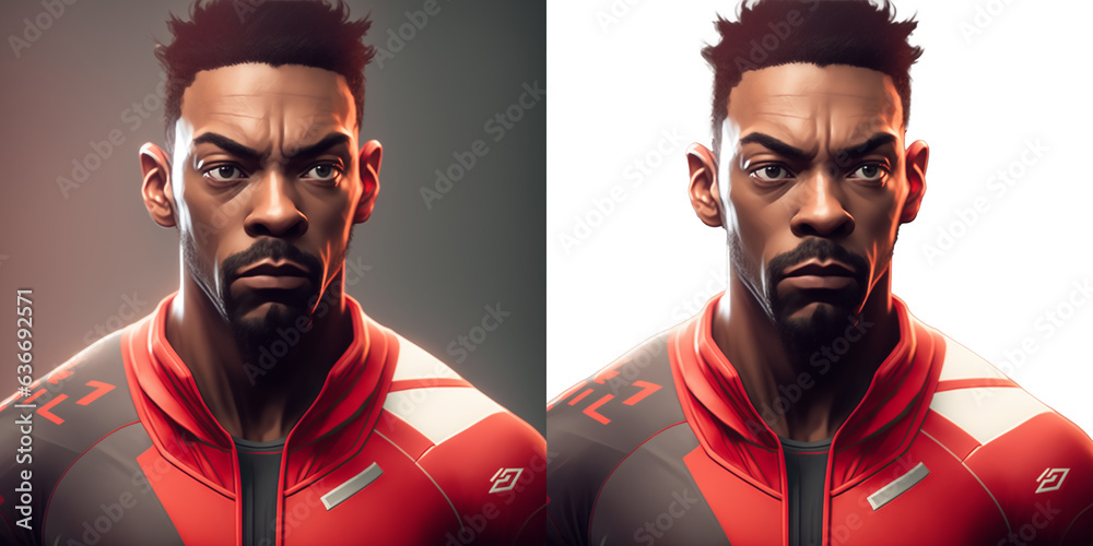 Red Sport Team Player, Dynamic eSport, Competitive Athletic, Video Game ...