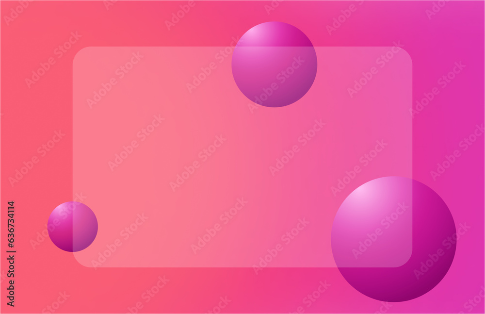Glassmorphism banner design, realistic glass morphism effect with a set ...