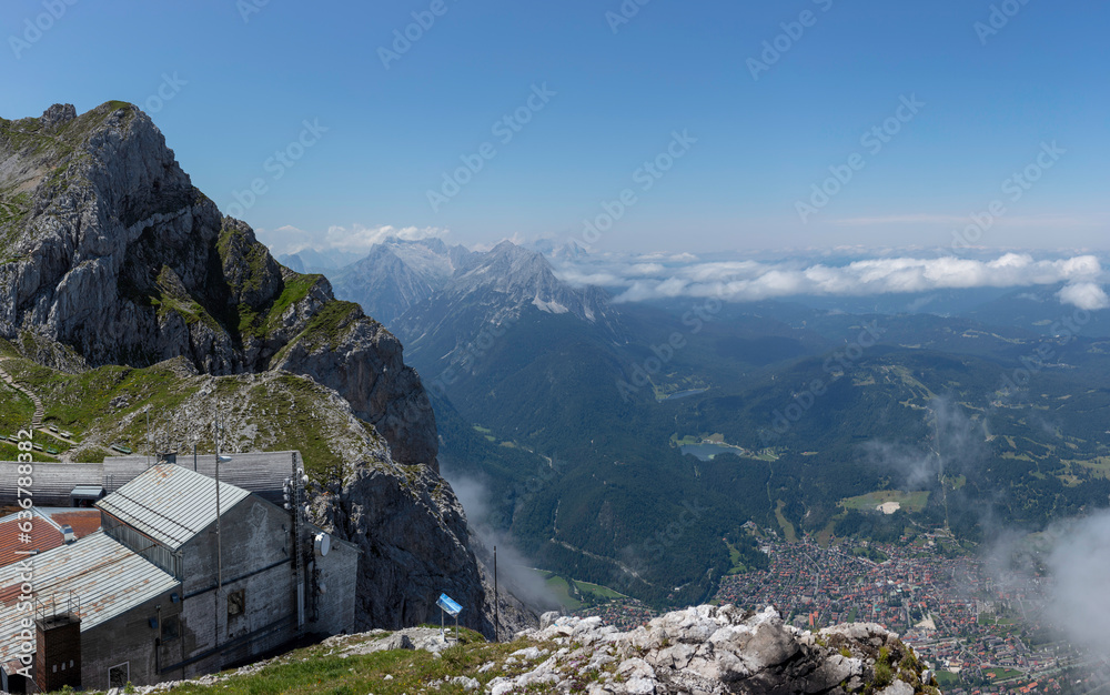 Germany's second highest mountain railroad between Mittenwald and the ...