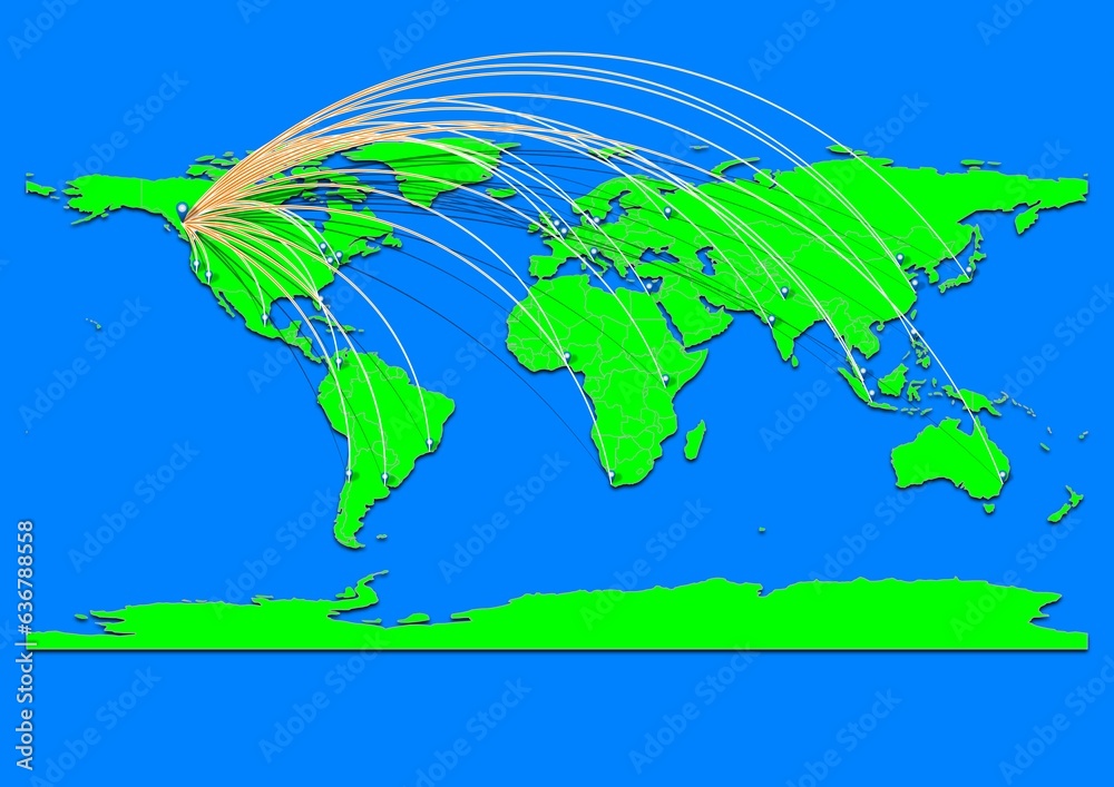 Vibrant Smithers, Canada map - Export concept map for Smithers, Canada ...