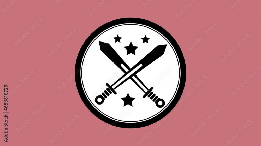 Crossed Swords Icon. Battle swords, executioner swords, Medieval weapon ...