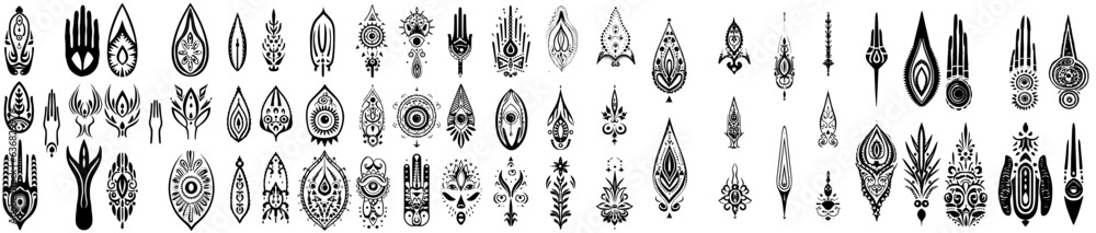 Original berber inspired tattos and symbols, berber drawing, north ...