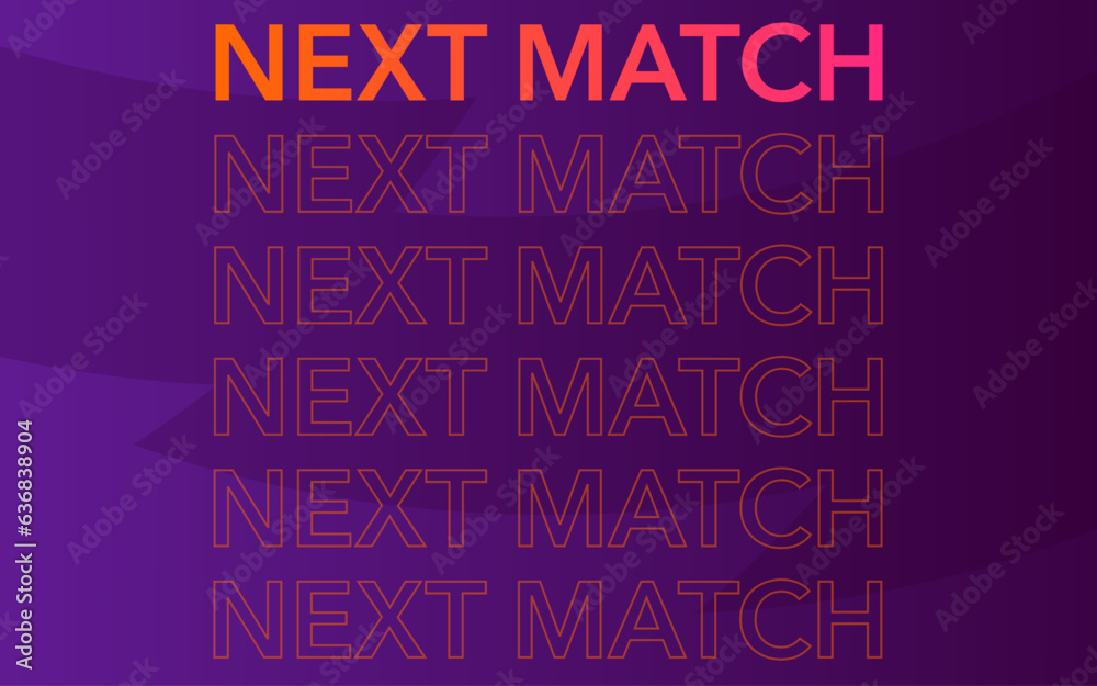 soccer next match announcement layout design for social media and ...