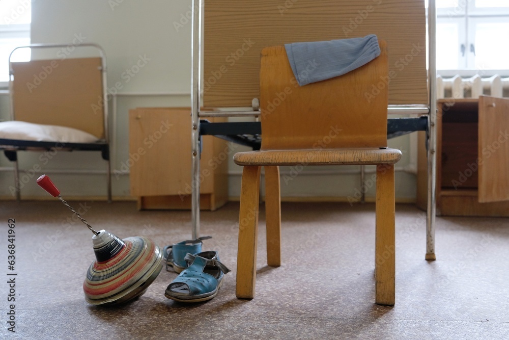 Pyramiden, Norway - 19 July 2023: Abandoned russian mining town ...