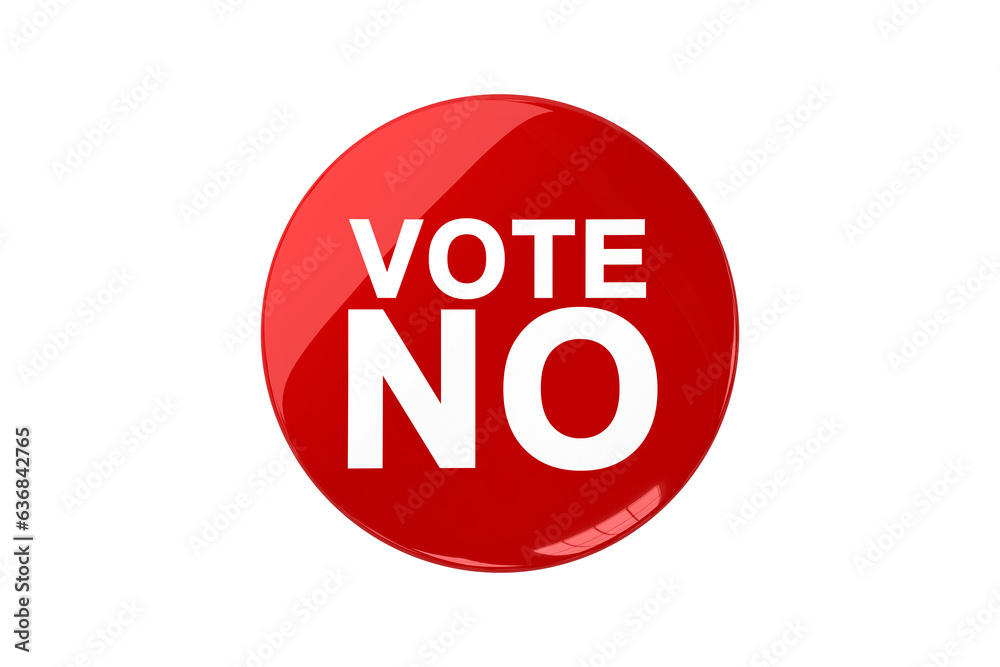 Digital png illustration of vote no text on transparent background ...