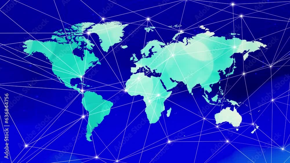 Hot news telecommunication global coverage unveiled on the world map ...