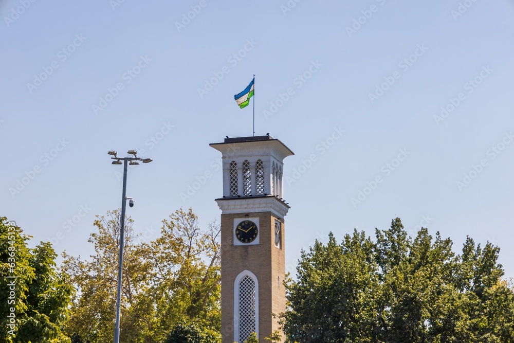 Tashkent, Uzbekistan - August 15, 2023: Tashkent chimes located in the ...