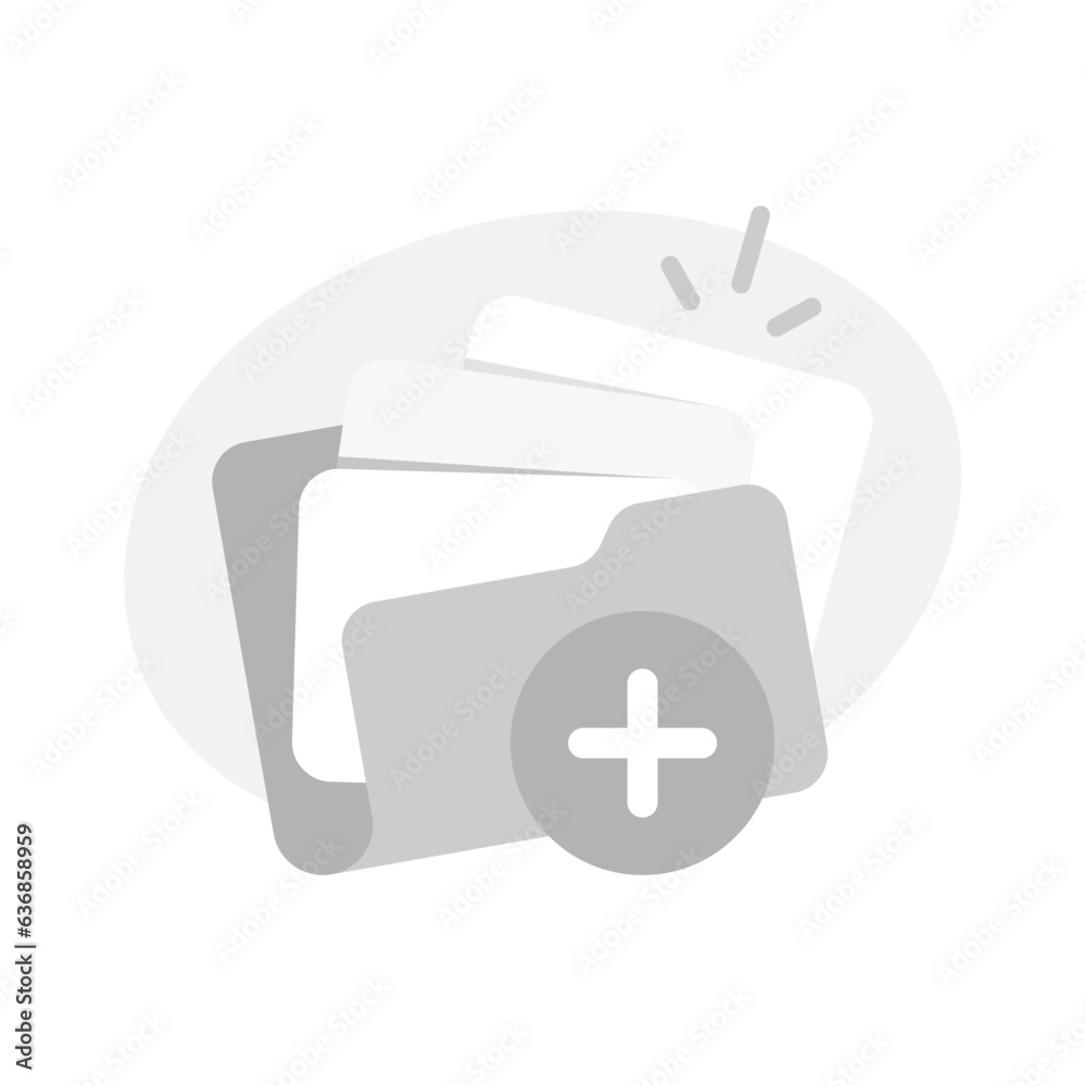 Drag And Drop Add Data Document Or File Concept Illustration Flat